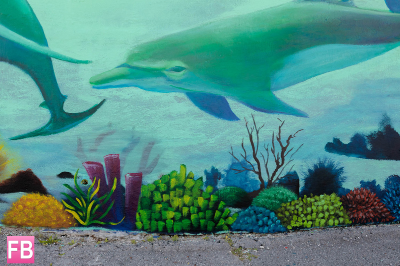 Photos & Video: Artist Creates Ocean Sea Life Mural - Forever Bermuda