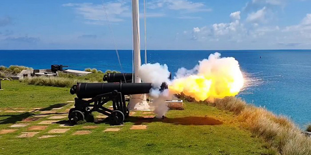 Video: Cannon Fired To Salute Frontline Workers - Forever Bermuda