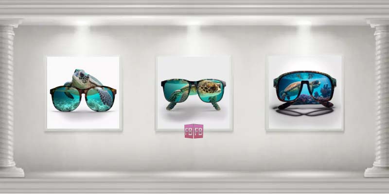Virtual Art Photo Gallery | Turtles & Sunglasses - Forever Bermuda